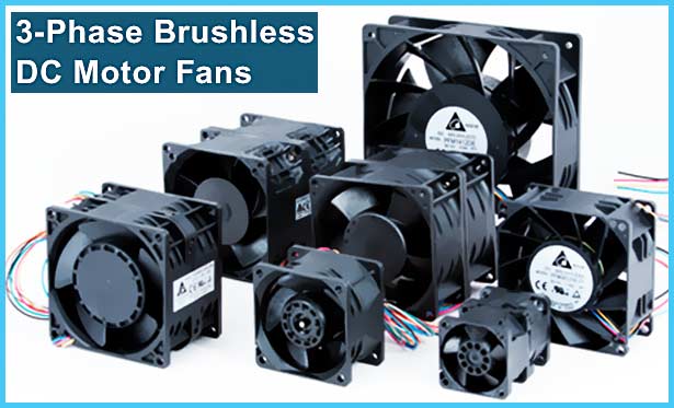 3-Phase Brushless DC Motor Fan